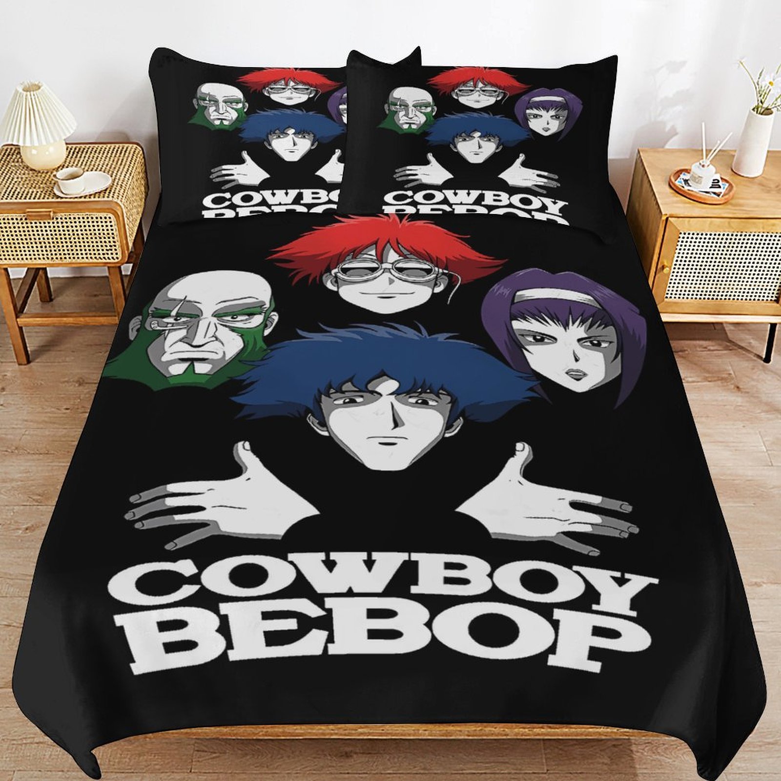 Spike Spiegel Cowboy Bebop Bed Duvet Cover Microfiber Bedding Sets 3D ...