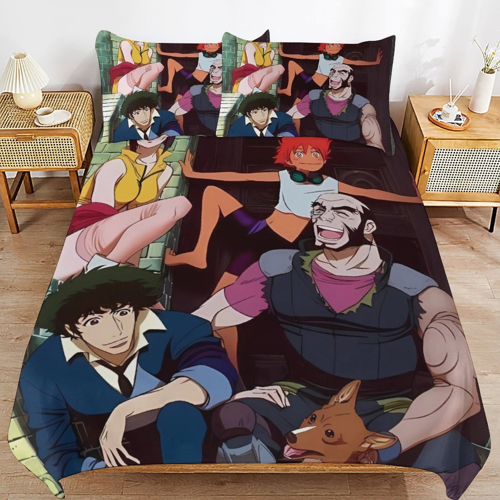 Spike Spiegel Cowboy Bebop Bed Duvet Cover Microfiber Bedding Sets 3D ...