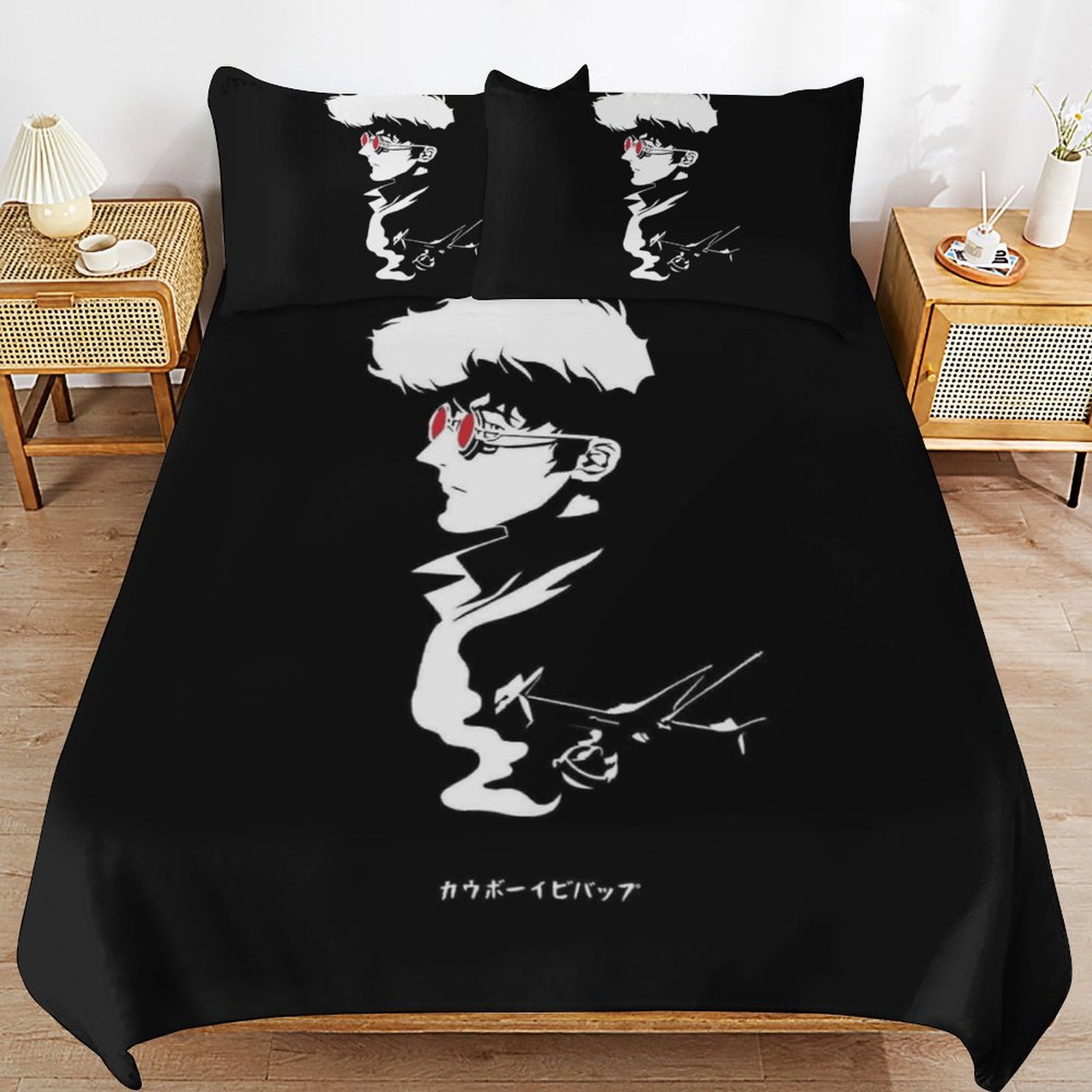 Spike Spiegel Cowboy Bebop Bed Duvet Cover Microfiber Bedding Sets 3D ...