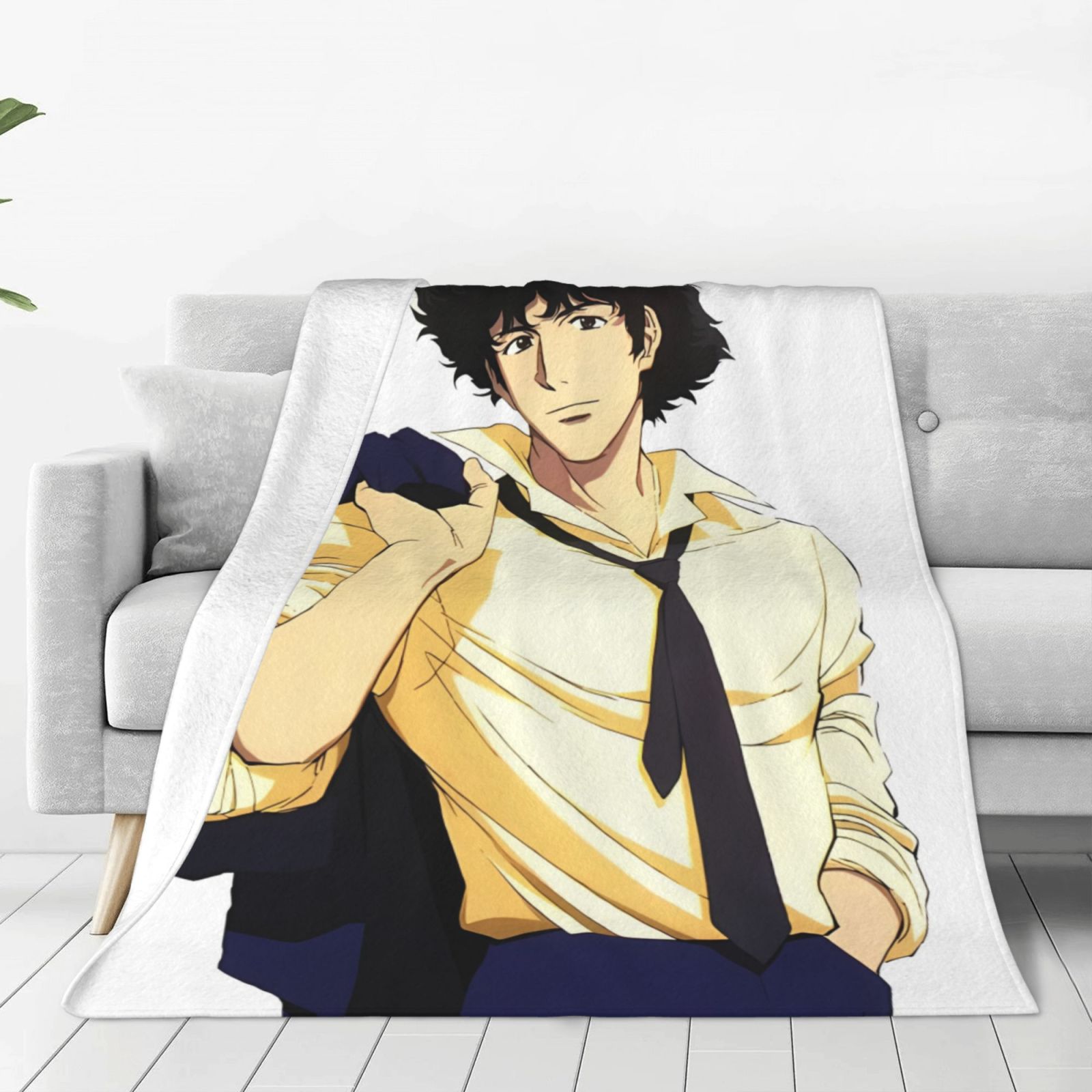 Spike Spiegel Cowboy Bebop Throw Blanket Couch Bed Sofa Soft ...