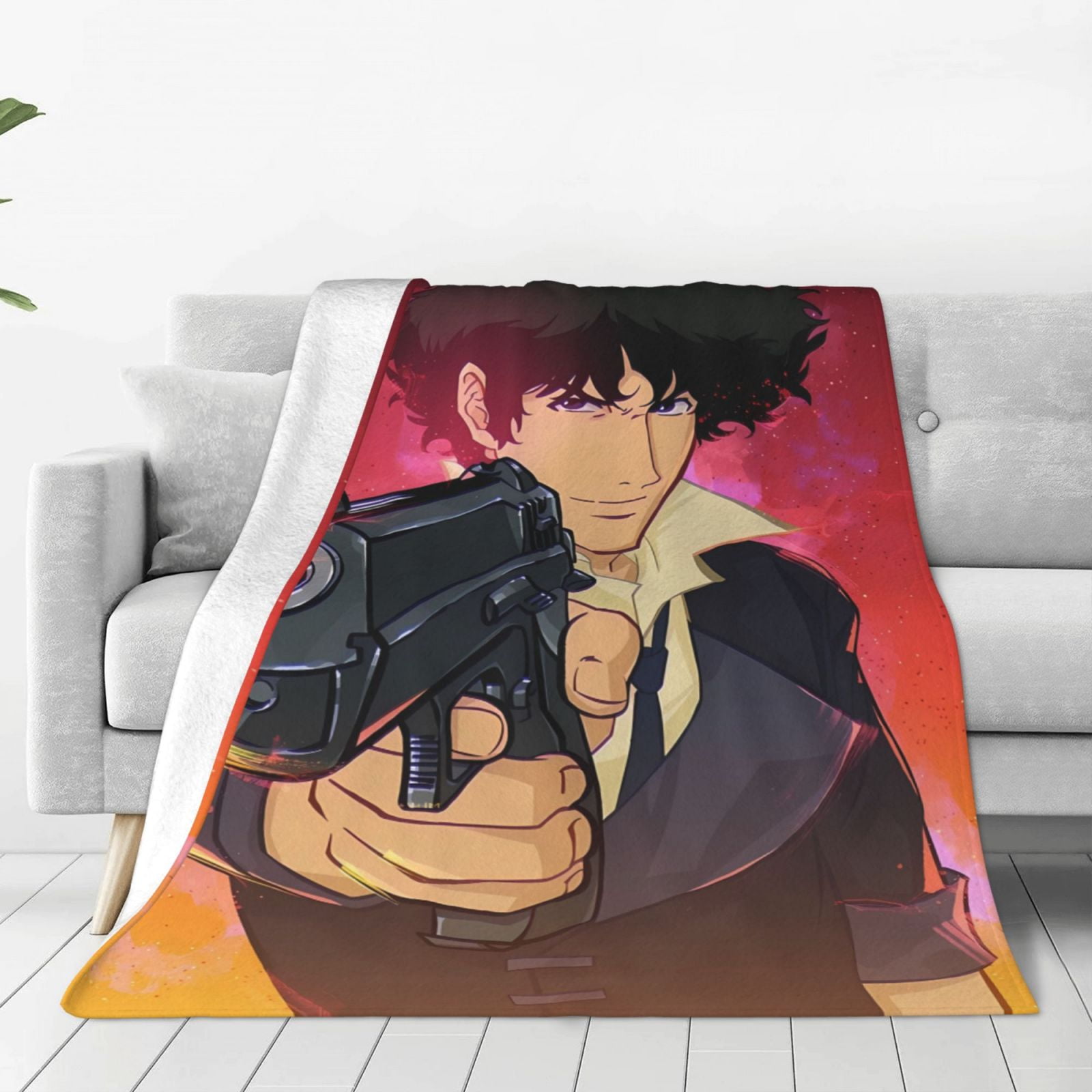 Spike Spiegel Cowboy Bebop Throw Blanket Couch Bed Sofa Soft ...