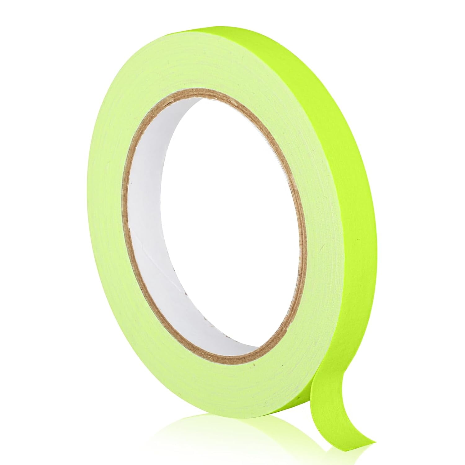 Spike Tape, Yellow Fluorescent Gaffers Tape 1/2 inch x 20 Yards, Black ...