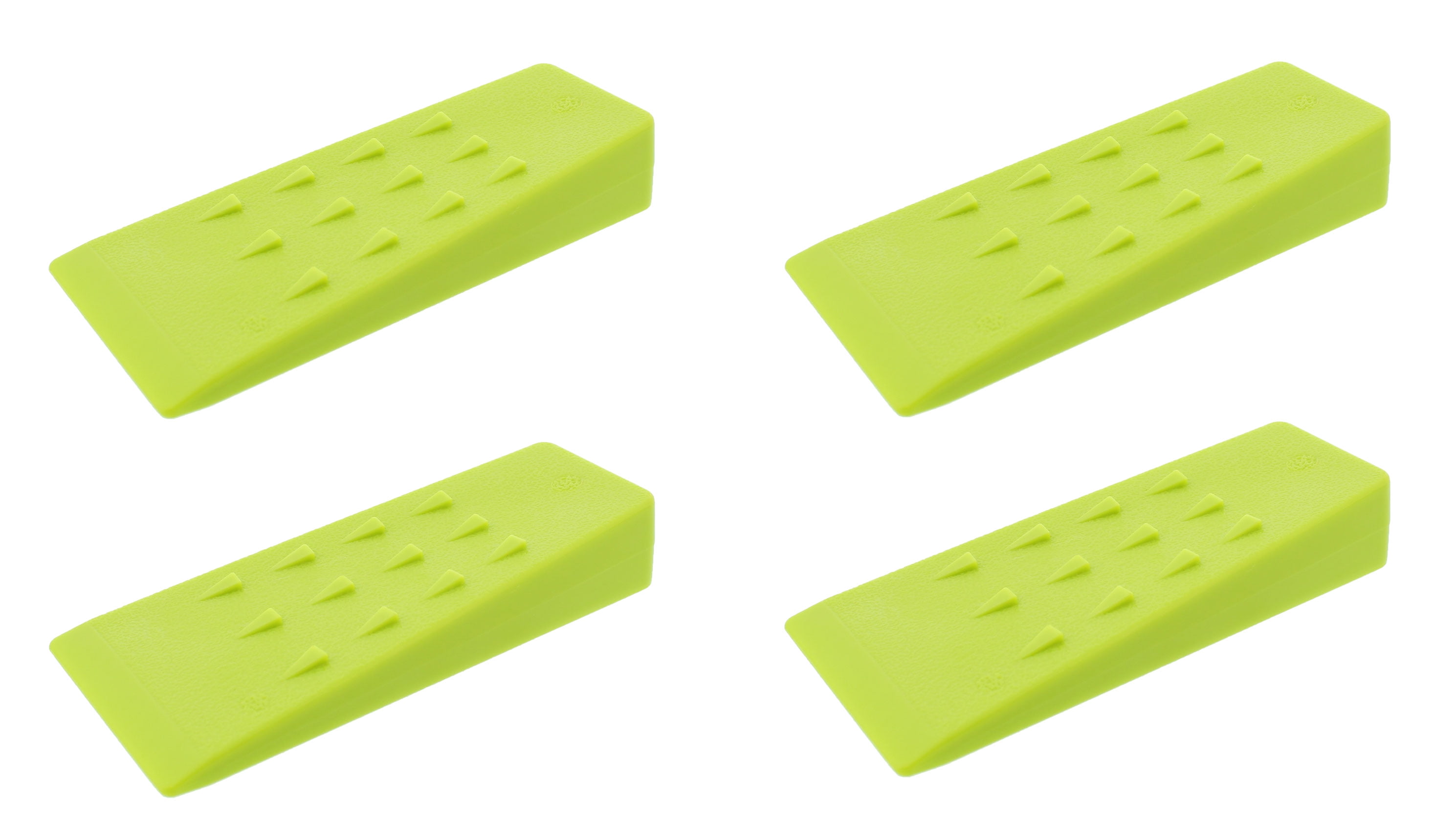 Spiked Felling Wedges – 5.5” Inch Green Plastic Wedge – 4 Pack ...