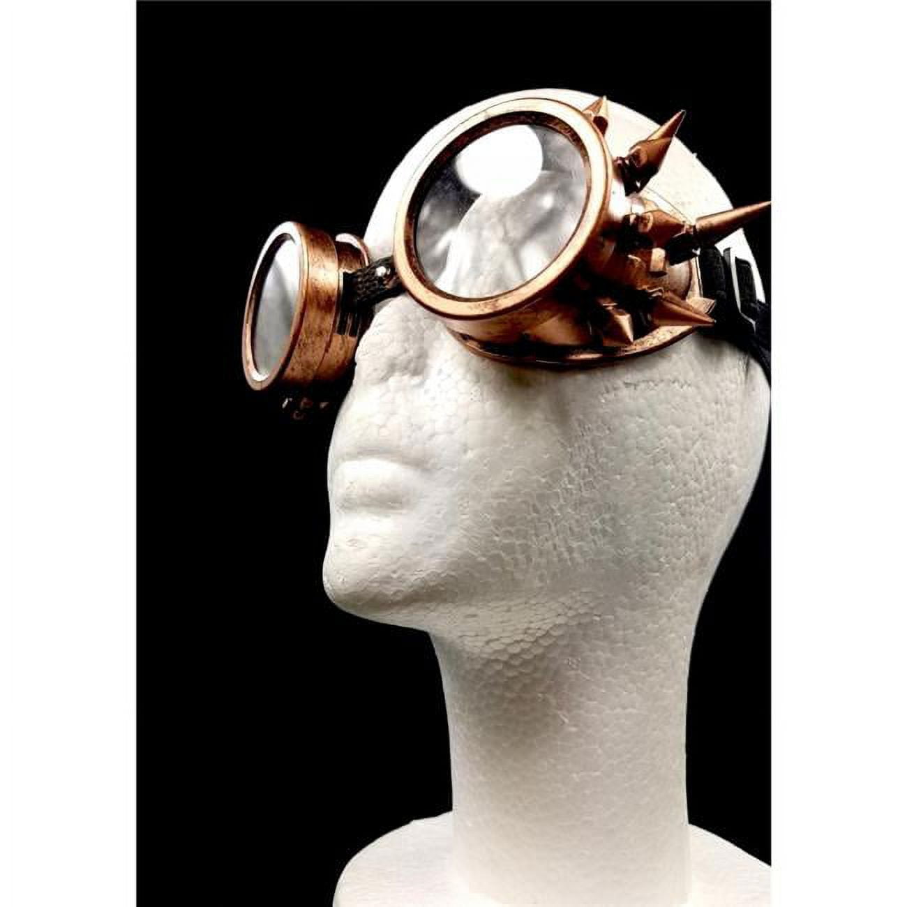 Spiked Steampunk Goggles, Bronze - Walmart.com