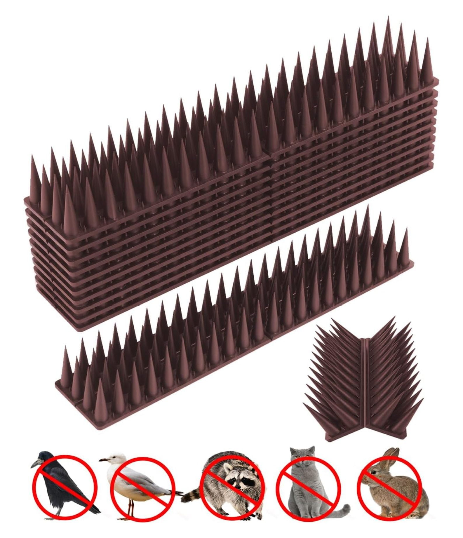 Spikes, 20 Pack Spikes, High Thorn Spikes for Outside, Deterrent for ...