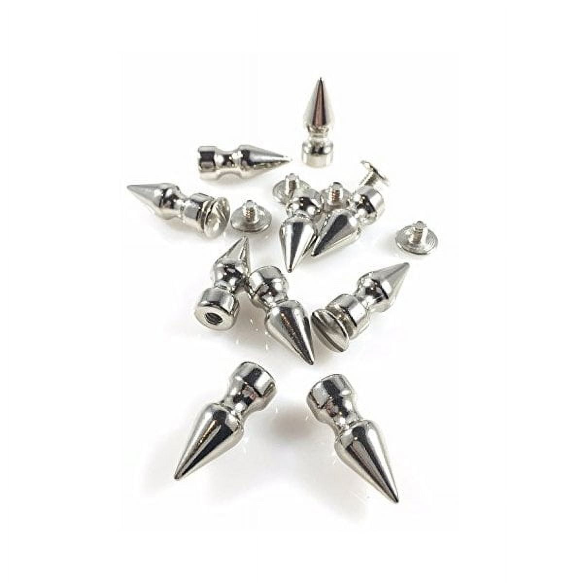 Spikes Metal Screwback 1" Long 12 Pieces - Walmart.com