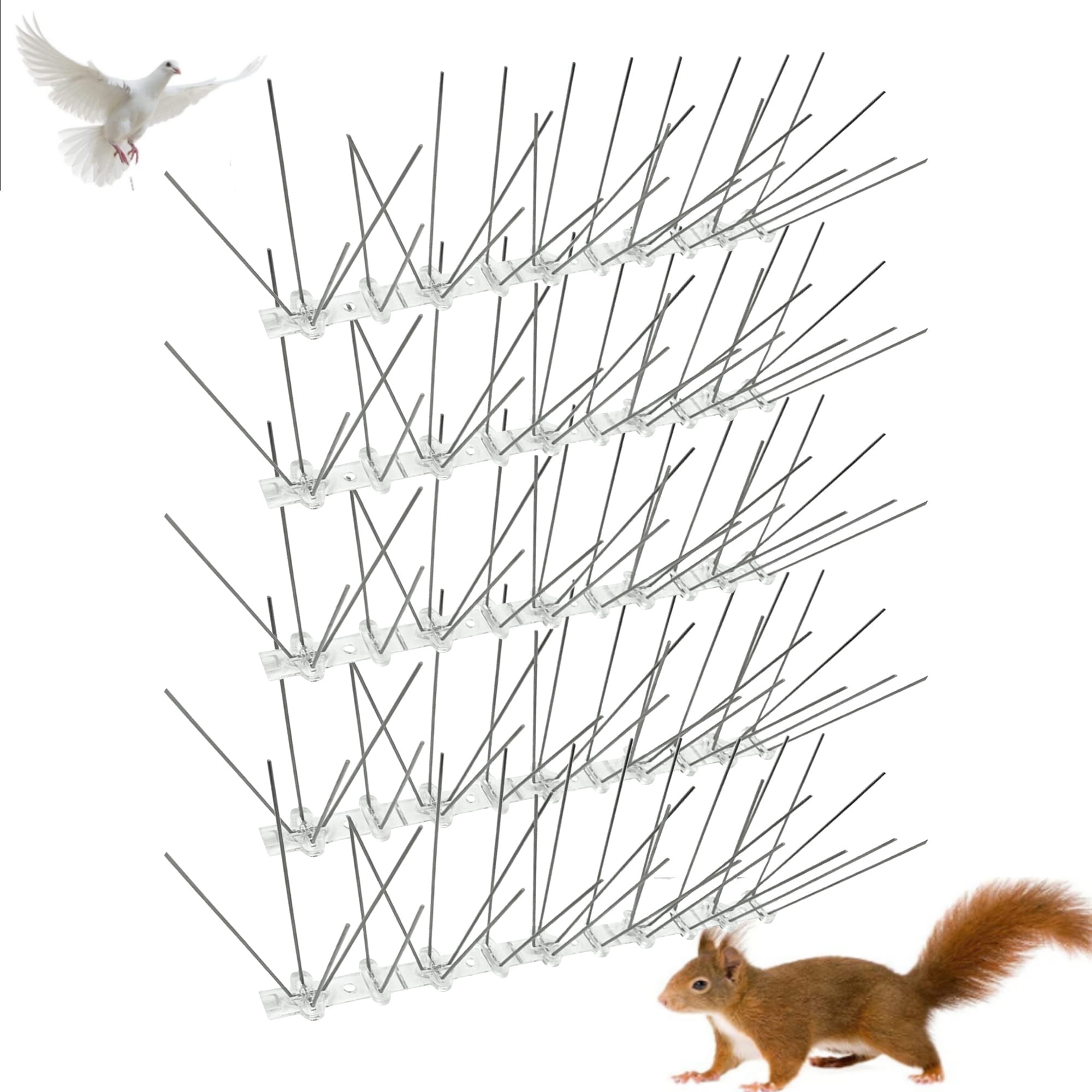 Spikes Stainless Steel Bird Spikes Bird Control Covers 98.42 In Bird ...