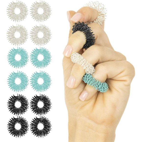 Spiky Sensory Finger Rings