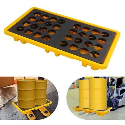 Spill Containment Platform 51"x27", HDPE Drum Spill Pallet 4409 lbs ...