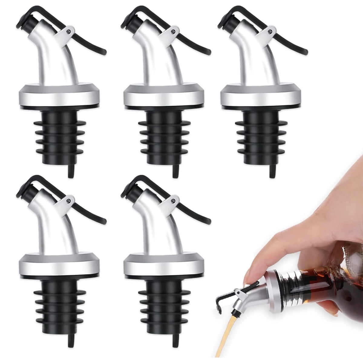 Spill-Free Pouring Revolution, Food Grade Plastic And Silicone Pourers ...