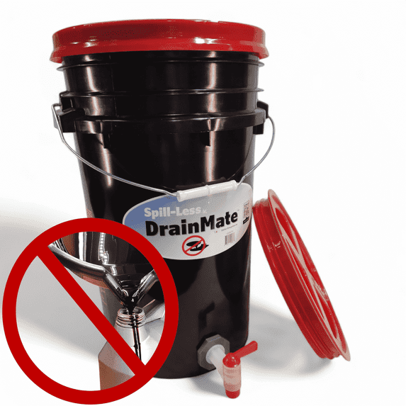 Spill-Less DrainMate™ 28 Quart Oil Drain Pan / Container - Made in USA ...