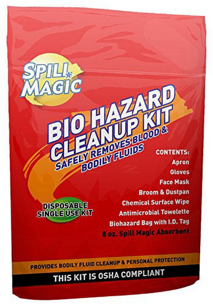 Spill Magic Biohazard Spill Clean Up Kit, (SM-BIOHAZARD) - Walmart.com