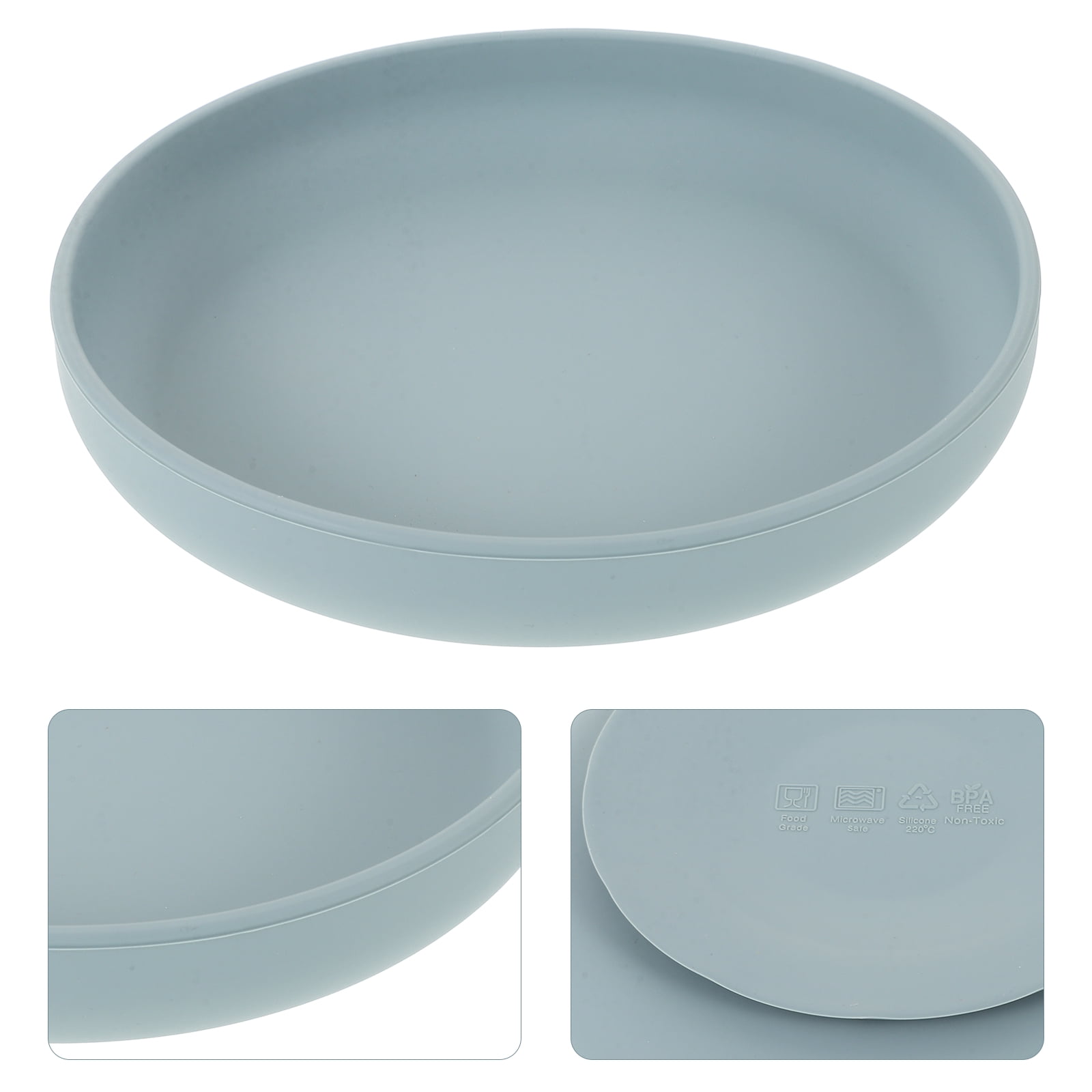 Scoop Plate Spillproof Unbreakable 1 Set Senior Dining Plate Self ...
