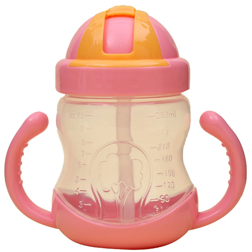 Spill Proof no Spill Magic Sippy Cup with Straw with Handle for Baby ...