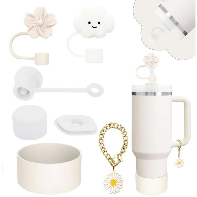 Spill-Proof Stopper and Cup Accessories for Stanley, Silicone Straw ...