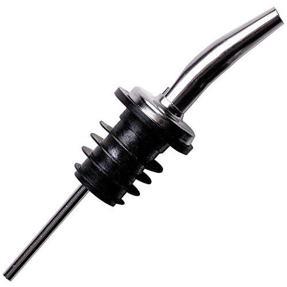 Spill Stop Chrome Tapered Pourer Dispenser Spouts with Poly-Kork, 12 ...