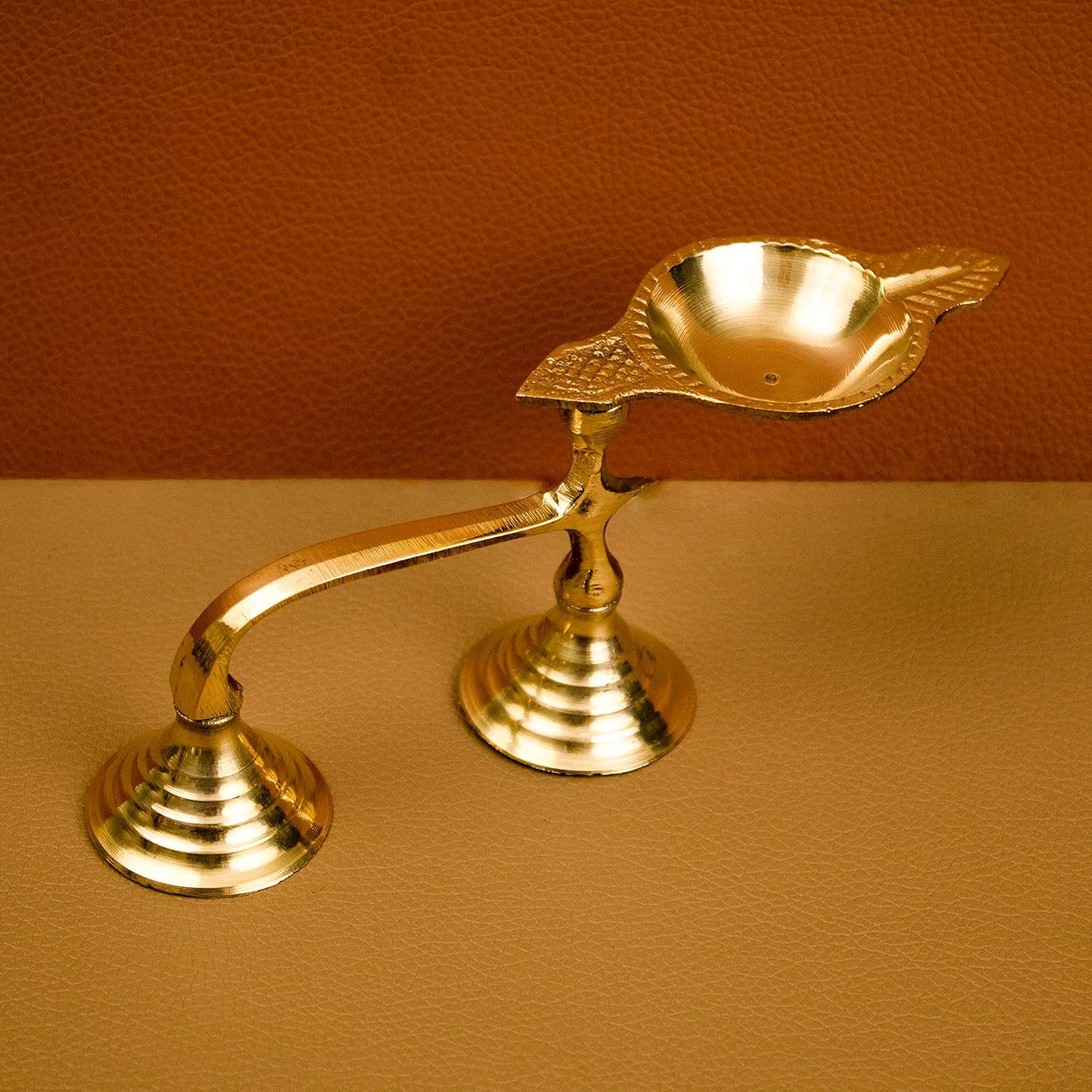 Spillbox Brass Karpoor | Kapoor Diya Deepam Burner Karpuram Arat ...