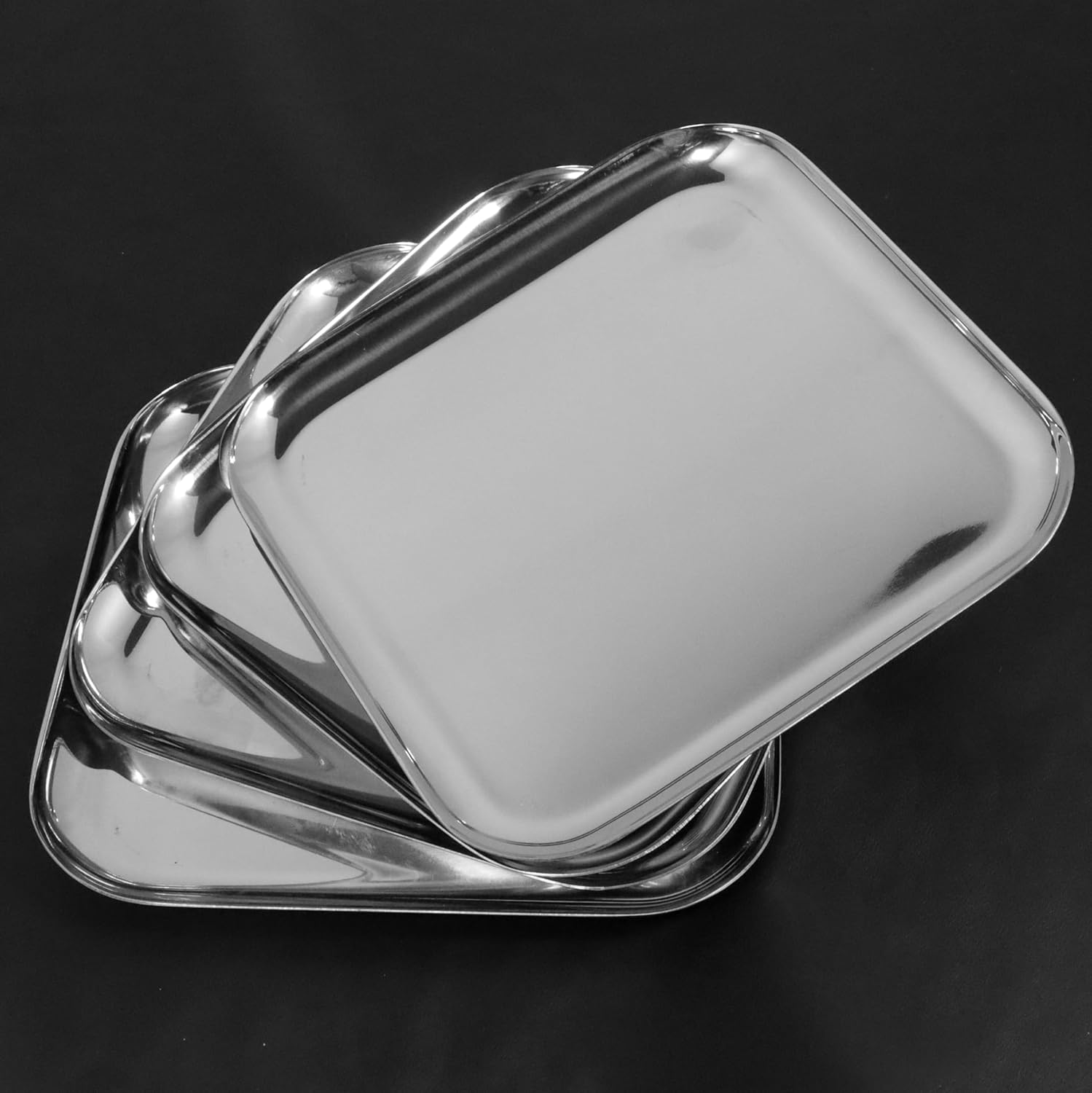 Spillbox Stainless Steel Serving Tray Plain Tray Food Grade Material ...