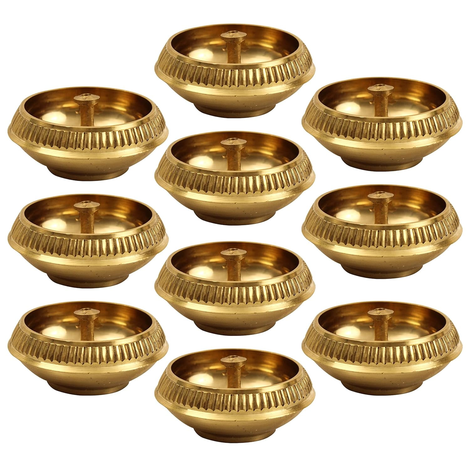 Spillbox Traditional Brass Diya for Puja | Pooja Aarti | Arti Deepak ...