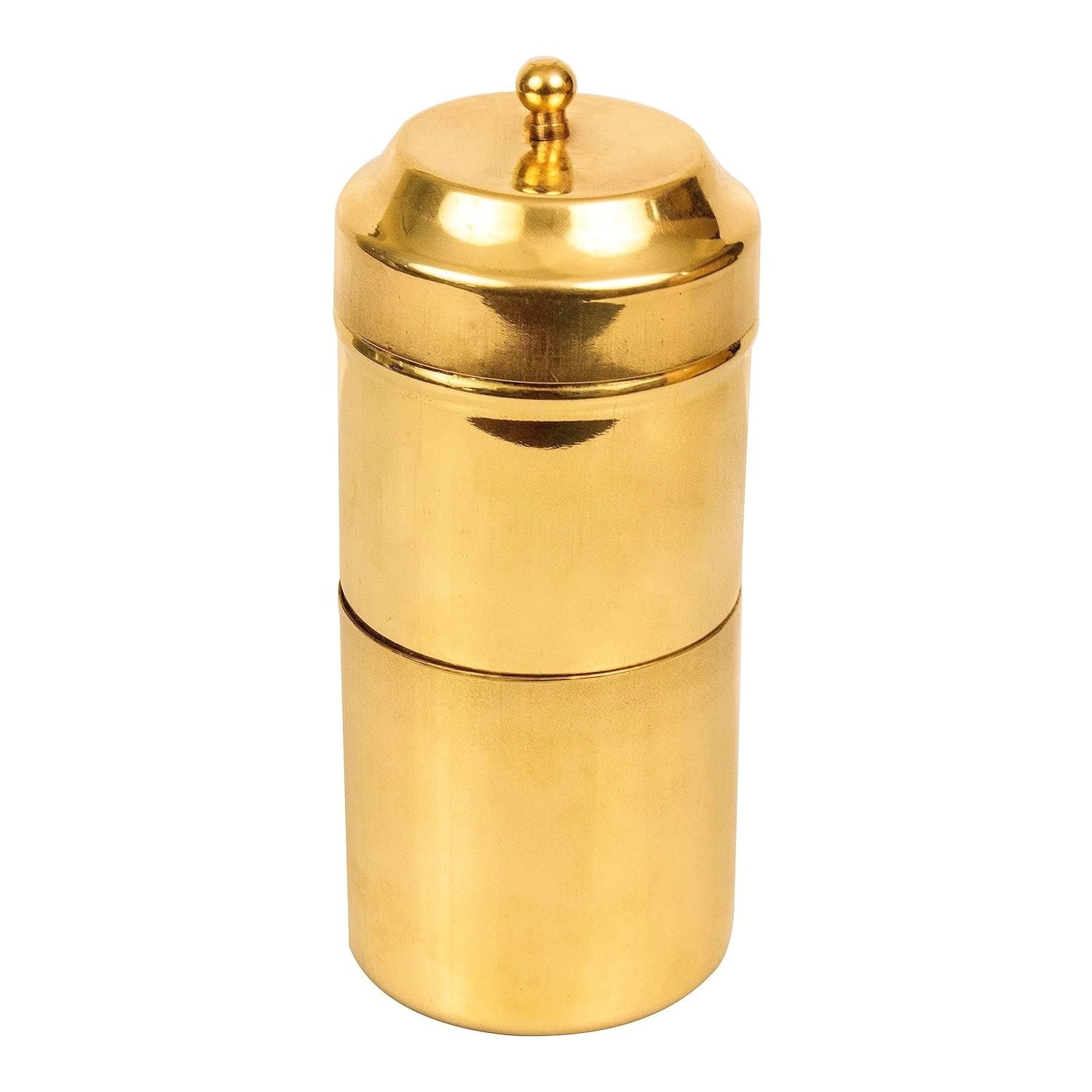 Spillbox Traditional Brass Filter Coffee Maker, Brass, South Indian ...
