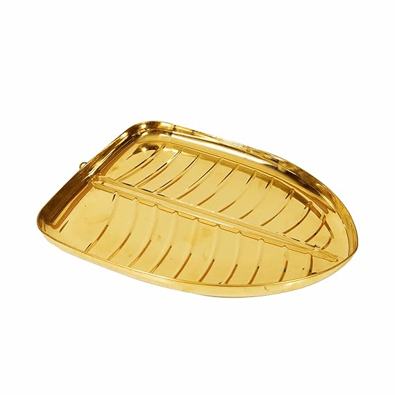 Spillbox Traditional Handcrafted Brass Pooja Thali, Aarti, Arthi Bartan ...