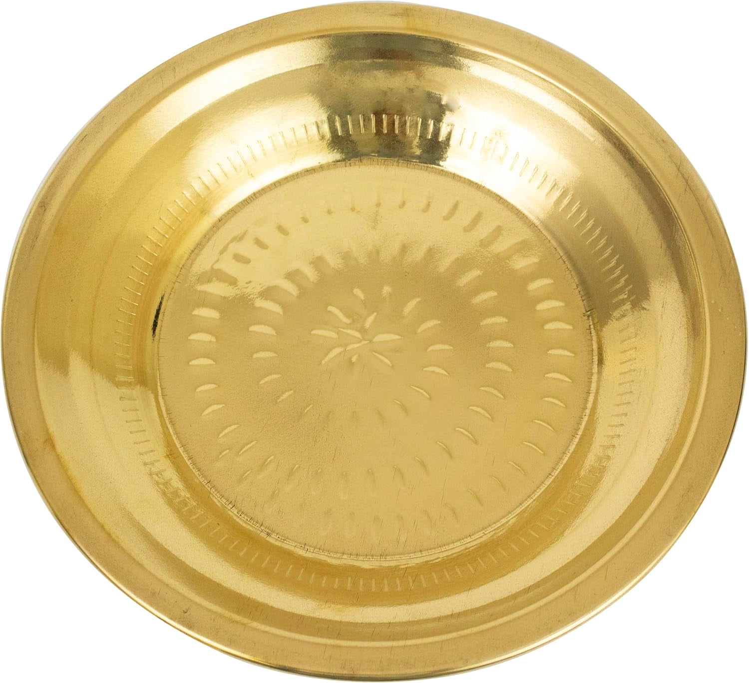Spillbox Traditional Handcrafted Brass Thali Haldi kumkum Chandhan ...