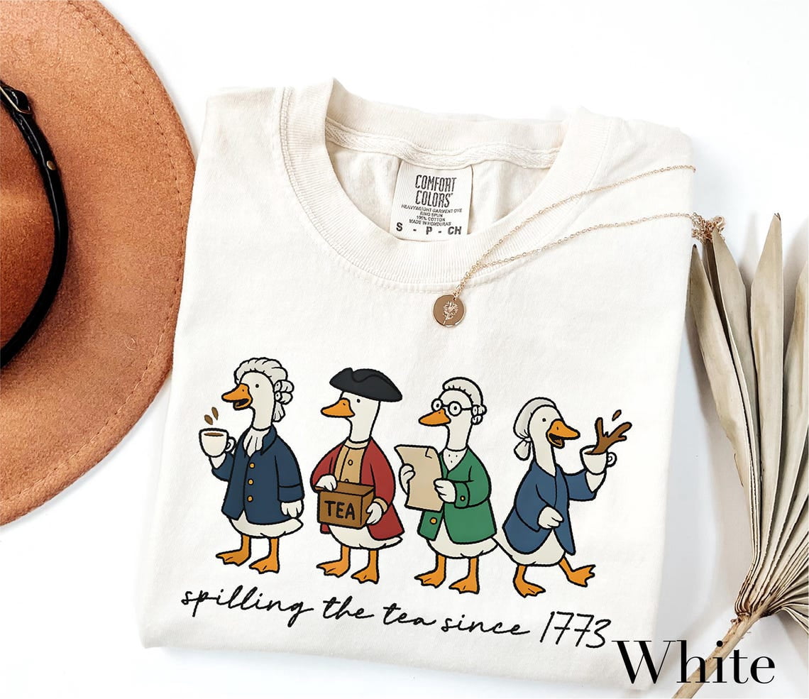 Spilling The Tea Since 1773 Boston Party Duck History America Colonial ...