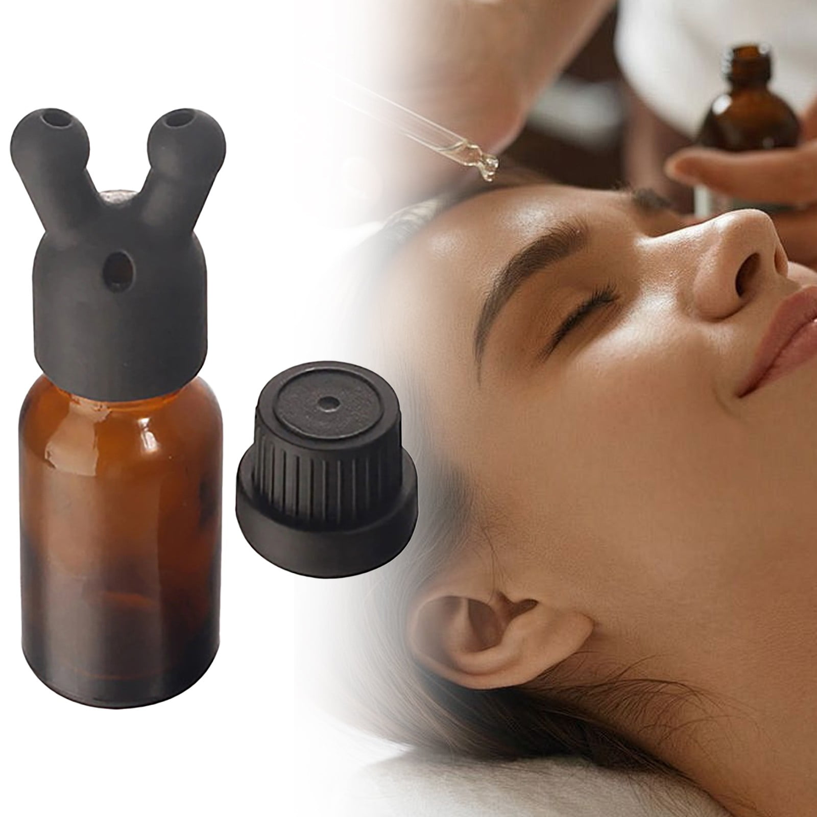 Spillproof Aromatic Oil Inhaler Bottle Cap Oil and Perfume Inhaler ...