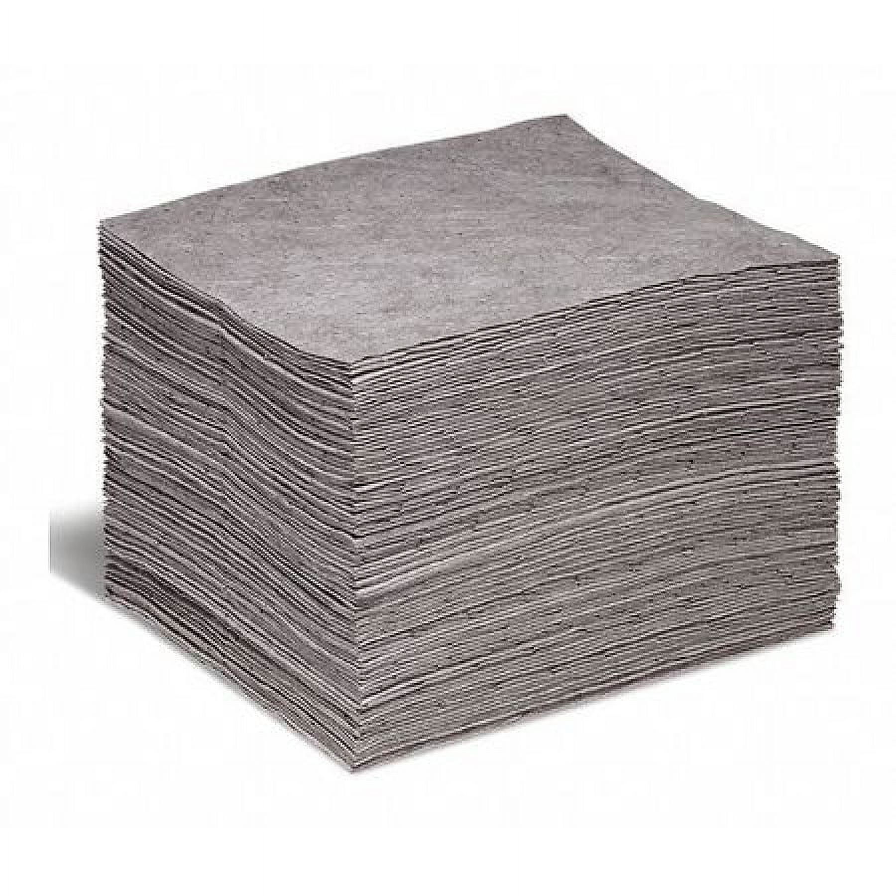 SpillTech Universal Absorbent Pad, 15x18 inches, Absorbs 20 gal, 100 ...