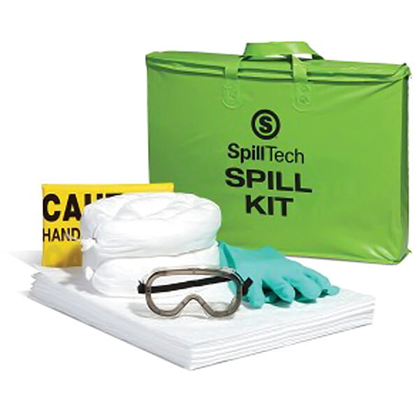 Spilltech Oil-Only Tote Spill Kit,5 gal,Drum,Green SPKO-GTOTE - Walmart ...