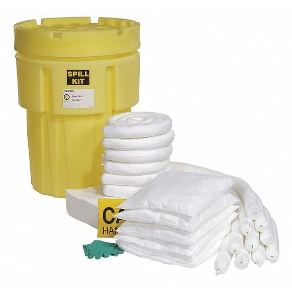 Spilltech Spill Kit,Drum,Oil-Based Liquids SPKO-65 - Walmart.com