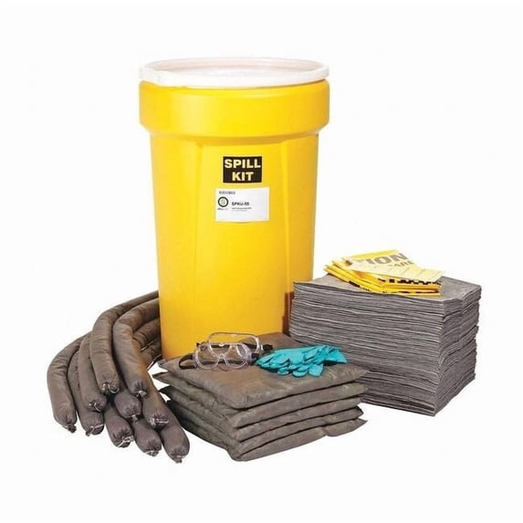 Spilltech Universal Spill Kit, 55gal Drum Absorbent with Additional ...