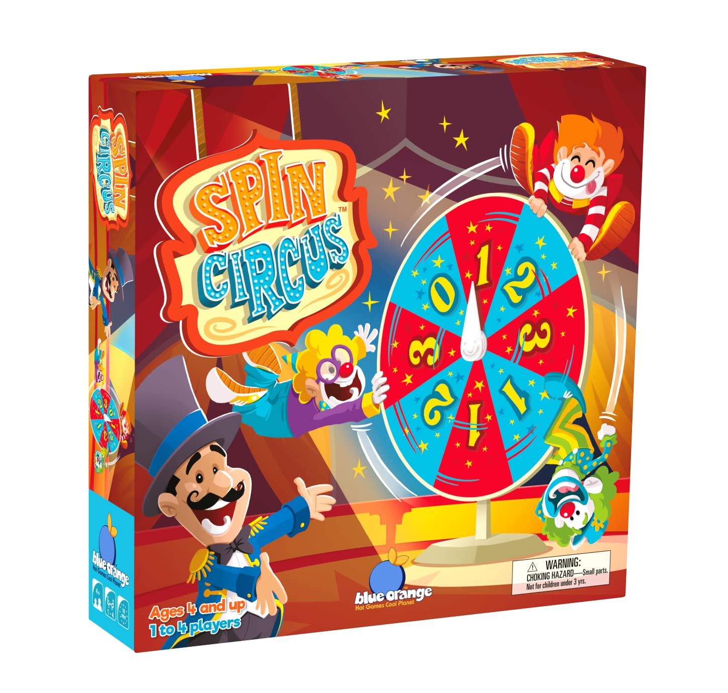 Spin Circus Fun Spin and Move Dice Kids Board Game - Kids and Family ...