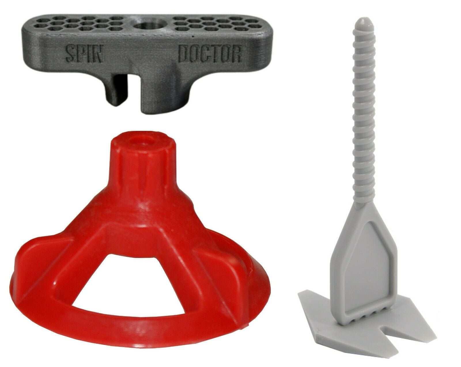 Spin Doctor Tile Leveling System BASIC 250 KIT with Anti Fatigue Tool ...