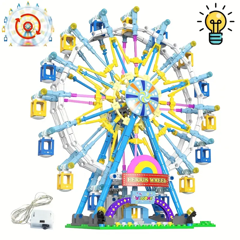 Spin the Ferris Wheel, Upgrade the Spin Ferris Wheel Building Block Set ...