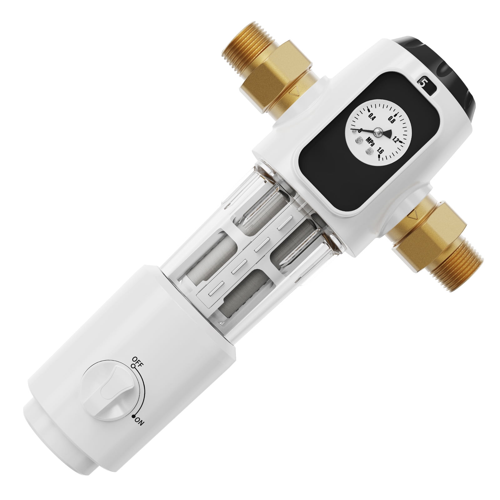 Spin Down Filter, 40 Micron Whole House Sediment Filter for Well Water ...