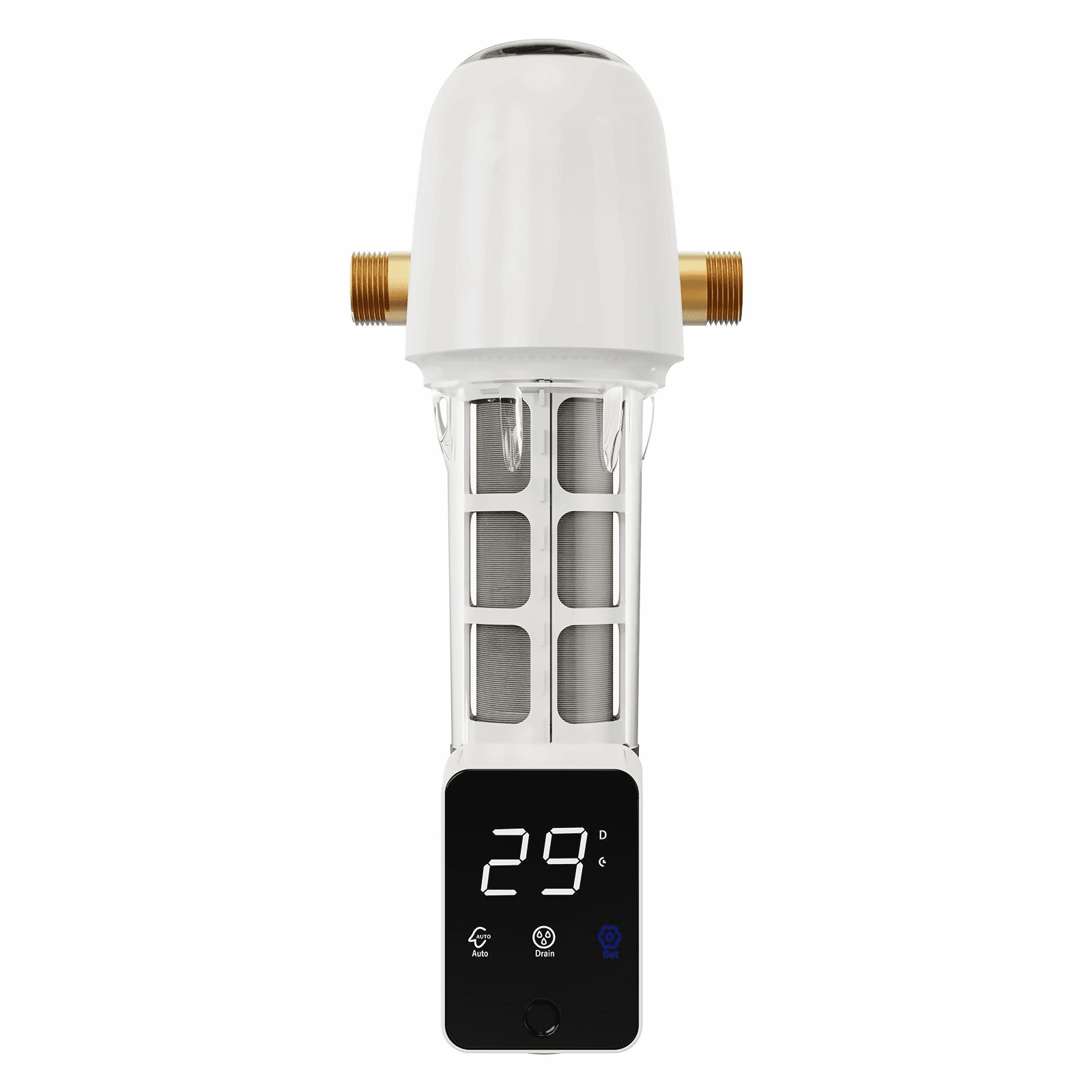 Spin Down Filter, 40 Micron Whole House Water Filter, 1" + 3/4" NPT ...