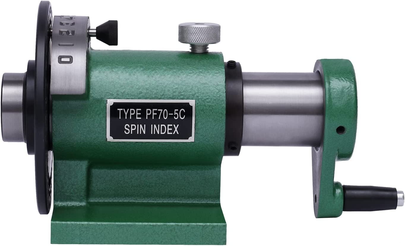 Spin Indexing Fixture, 1-1/8" Worktable Milling Spin Jig PF70-5C Spin ...