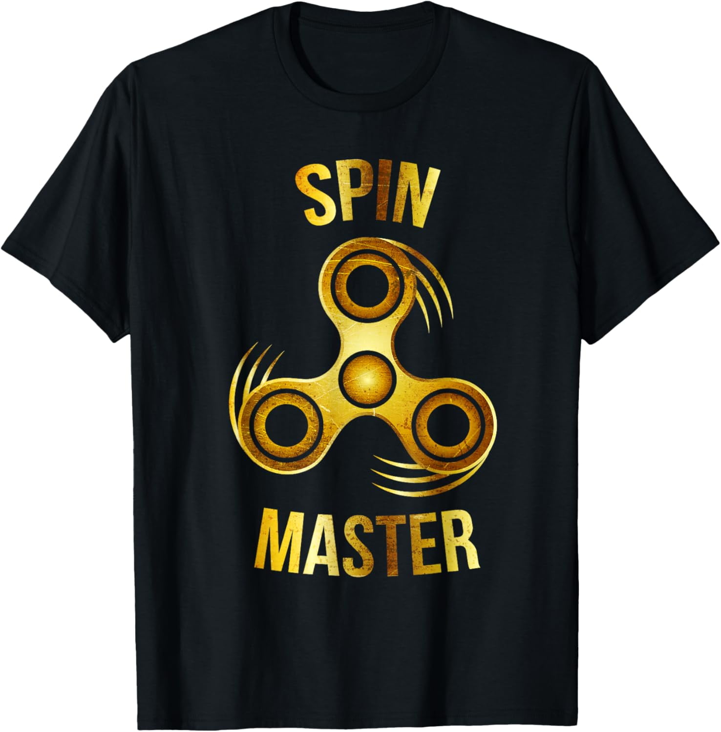 Spin Master - Fidget Spinner T-Shirt men and women can wear, black ...