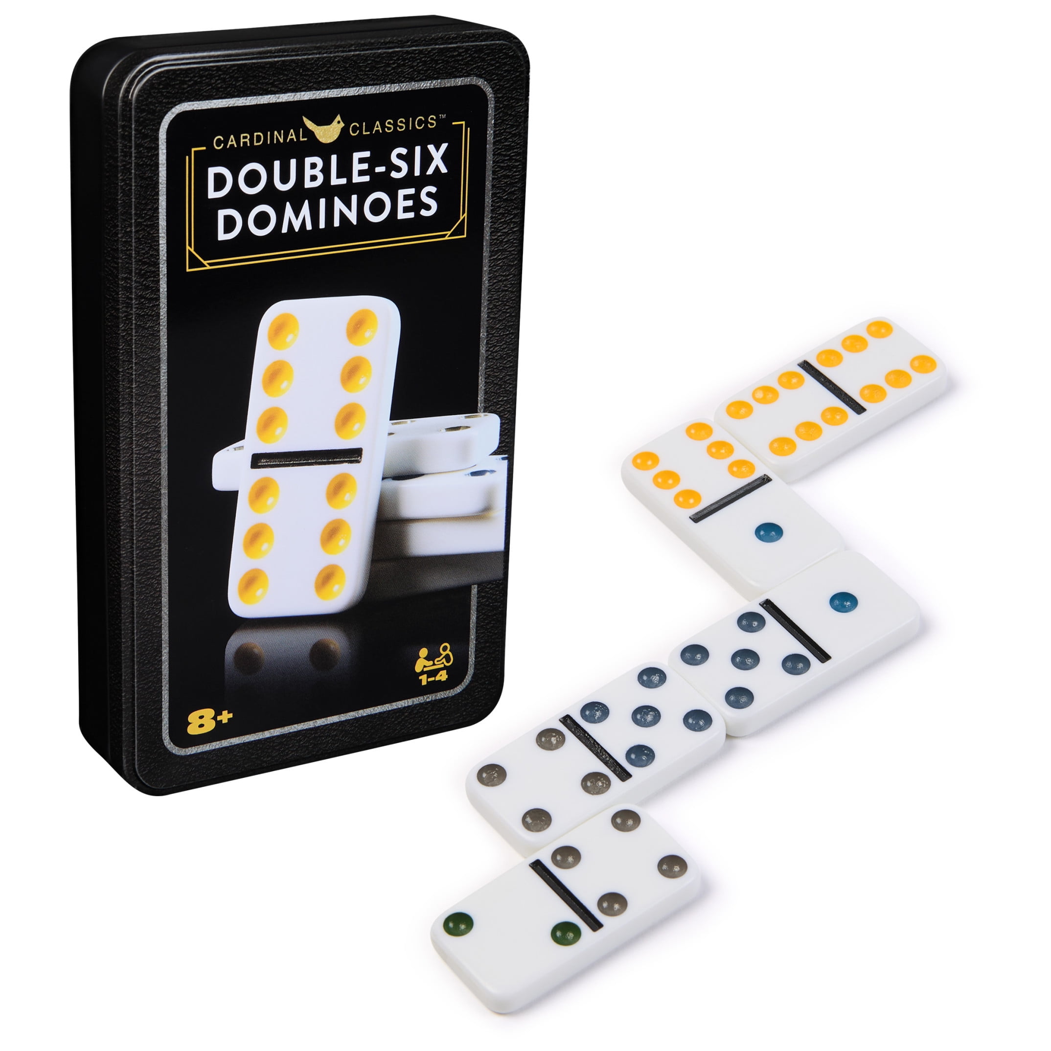 Spin Master Games, Cardinal Classics, Double Six Dominoes Set in ...