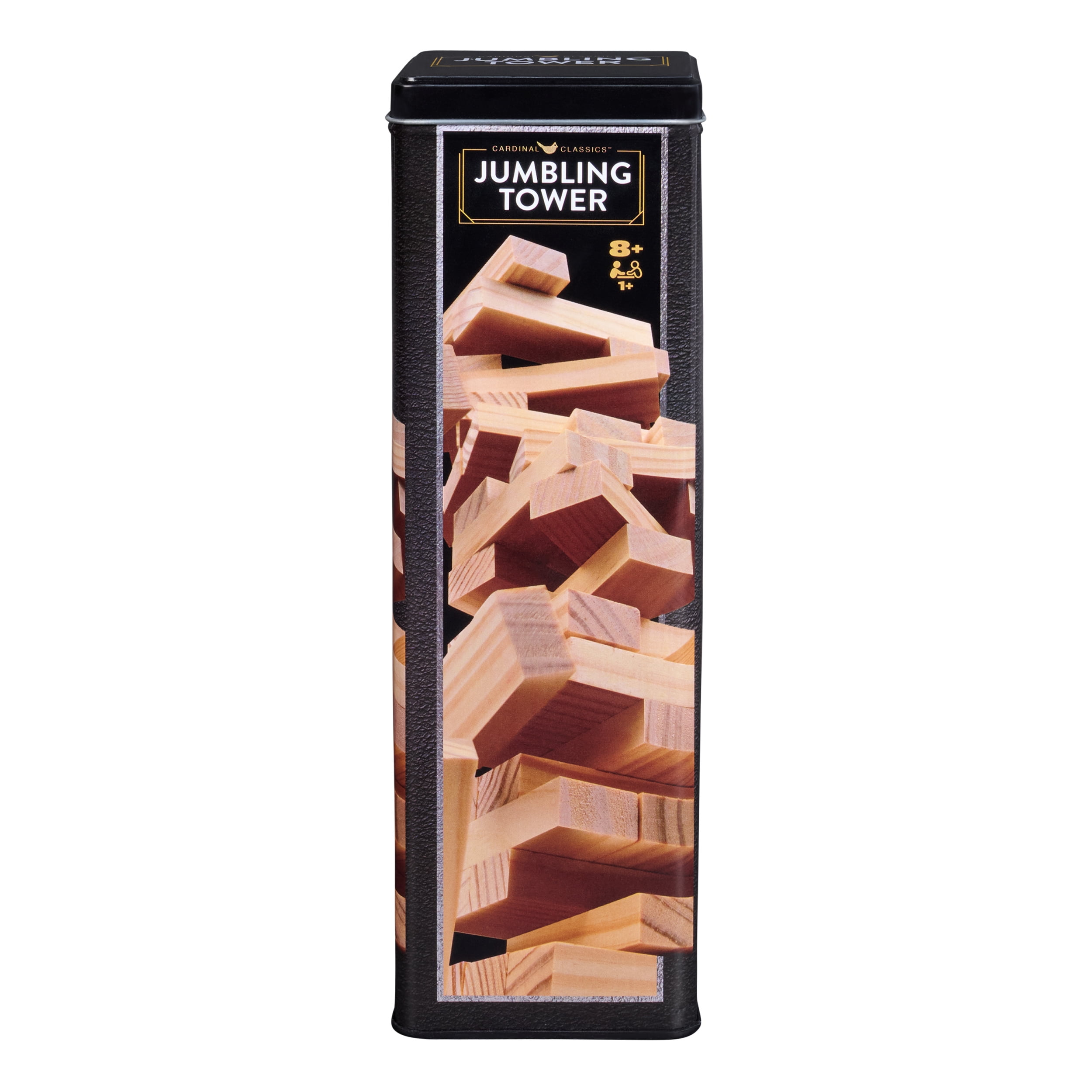 Spin Master Games, Cardinal Classics Jumbling Tower, Classic Wood Block ...