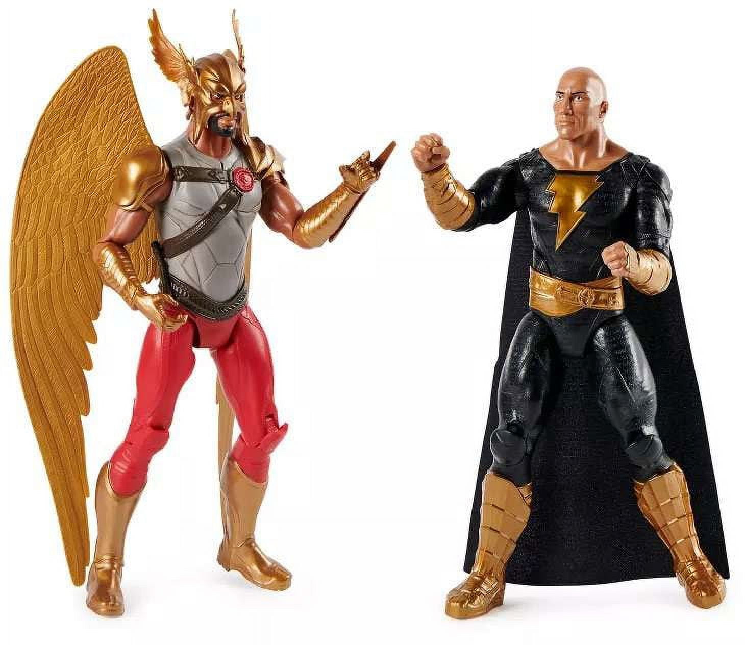 DC Comics 12-inch Black Adam & Hawkman Action Figure 2-Pack, Exclusive ...