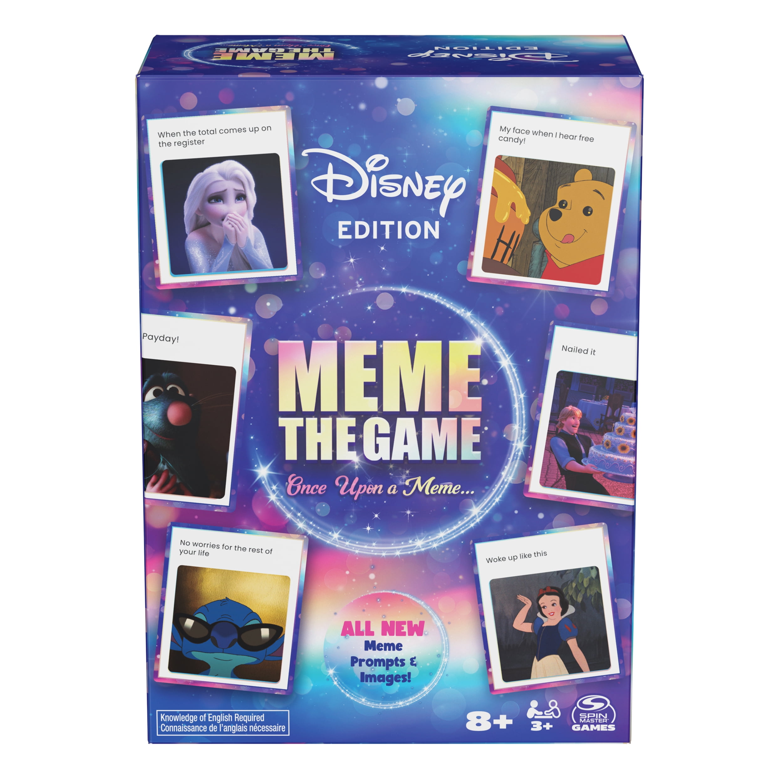 Spin Master Games, Disney Meme the Game, Disney Card Game for Hilarious ...