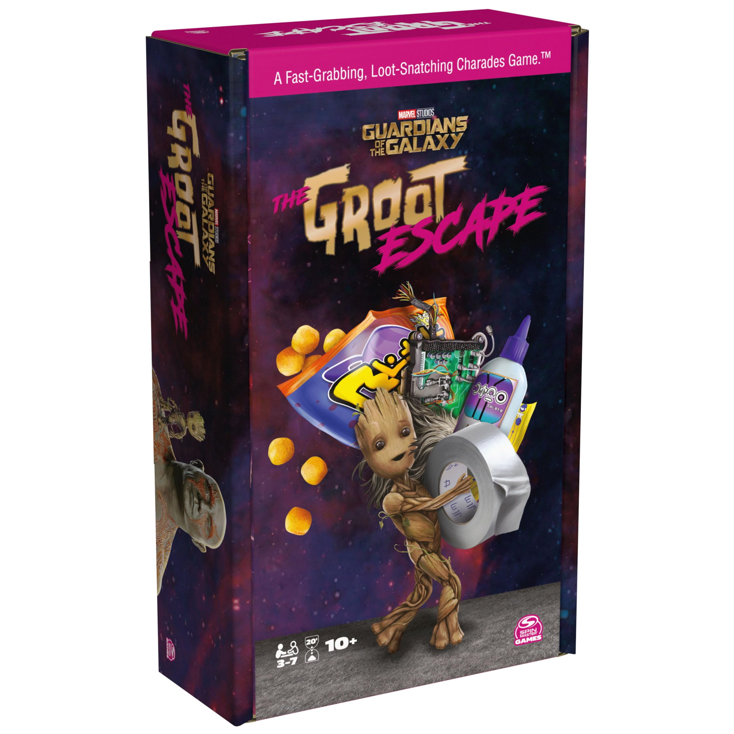 Spin Master Games Marvel TSF6 Guardians of The Galaxy, The Groot Escape ...