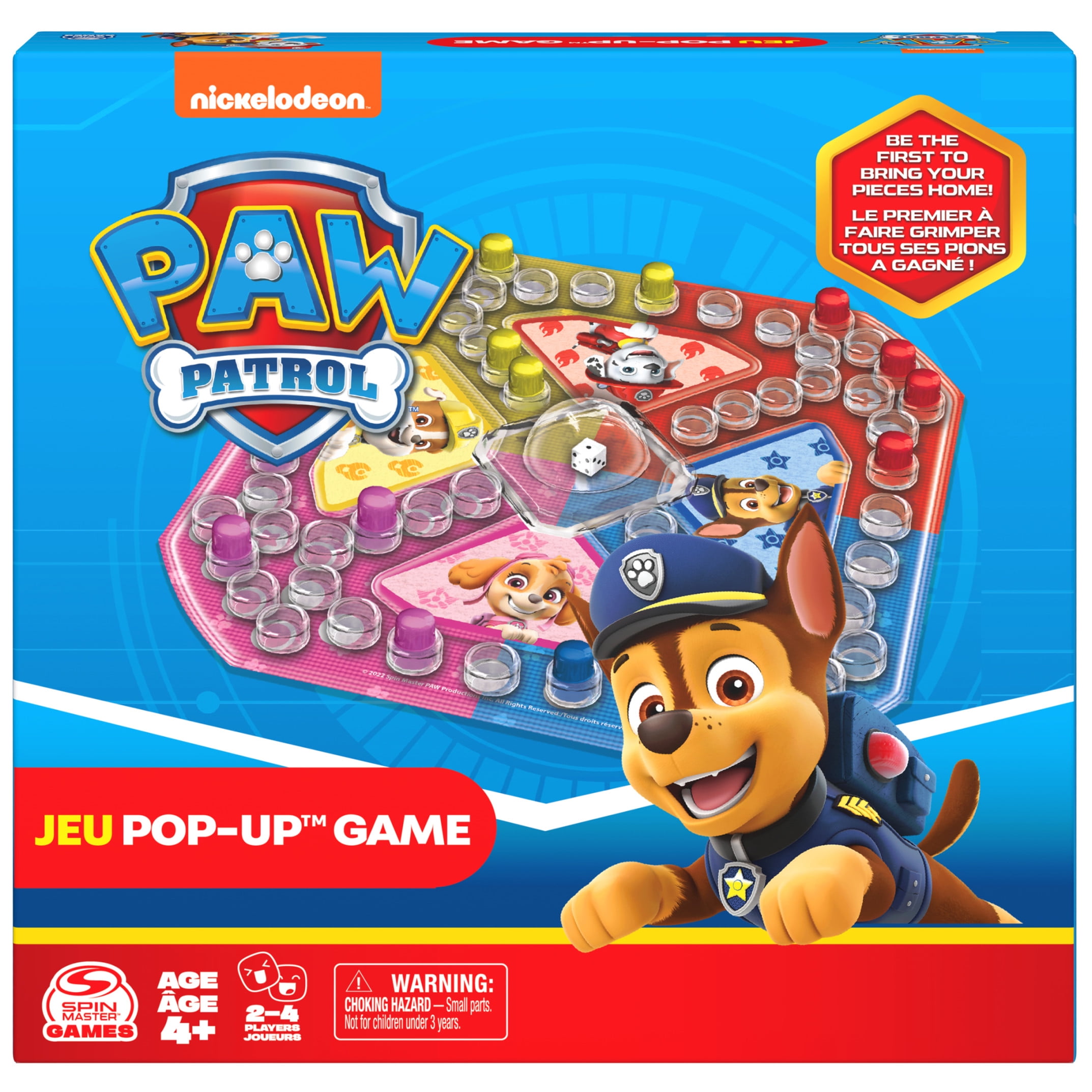 Spin Master Games, PAW Patrol Pop Up Board Game for Kids Ages 4 and Up ...