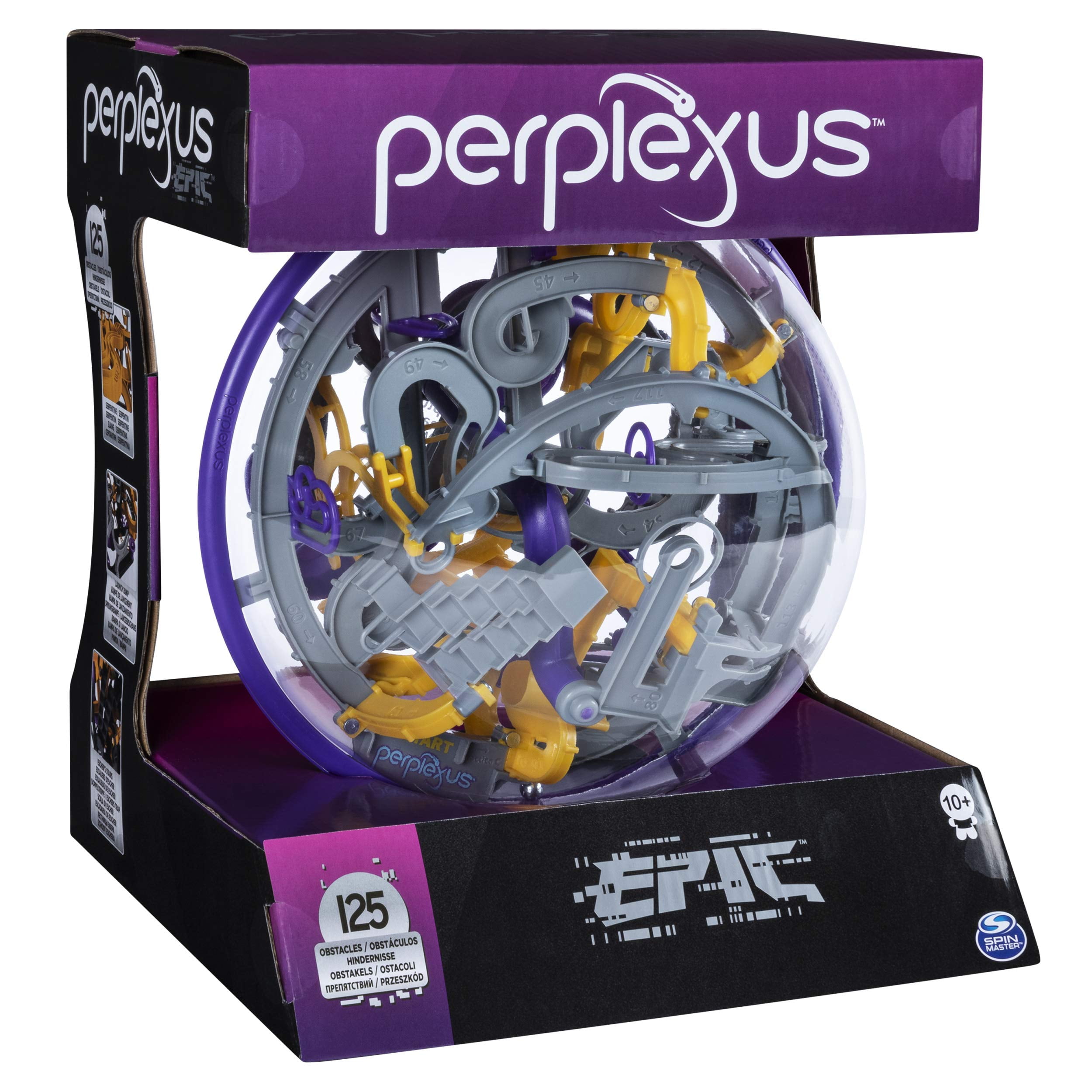 Spin Master Games Perplexus DHF10 Epic Interactive Maze Game with 125 ...