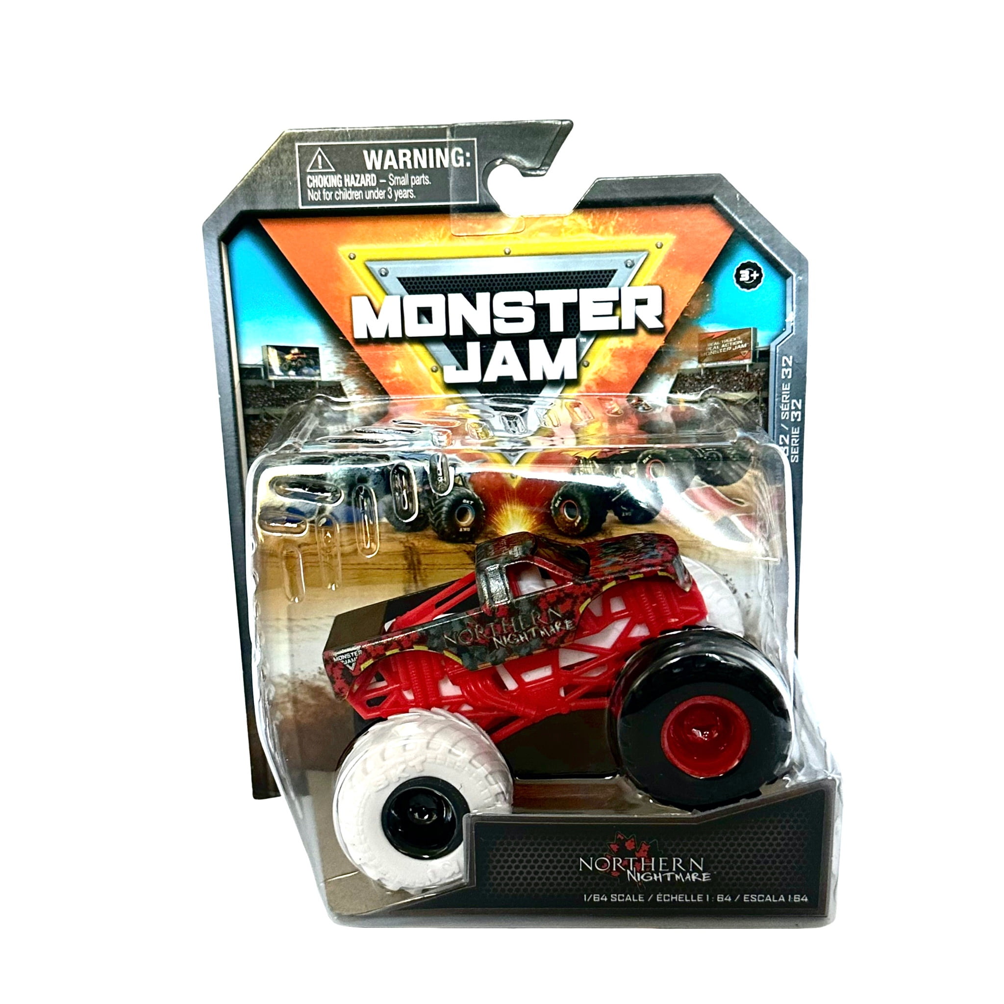 Monster Jam Northern Nightmare Series 32 Truck, 1:64 Scale Die-Cast ...