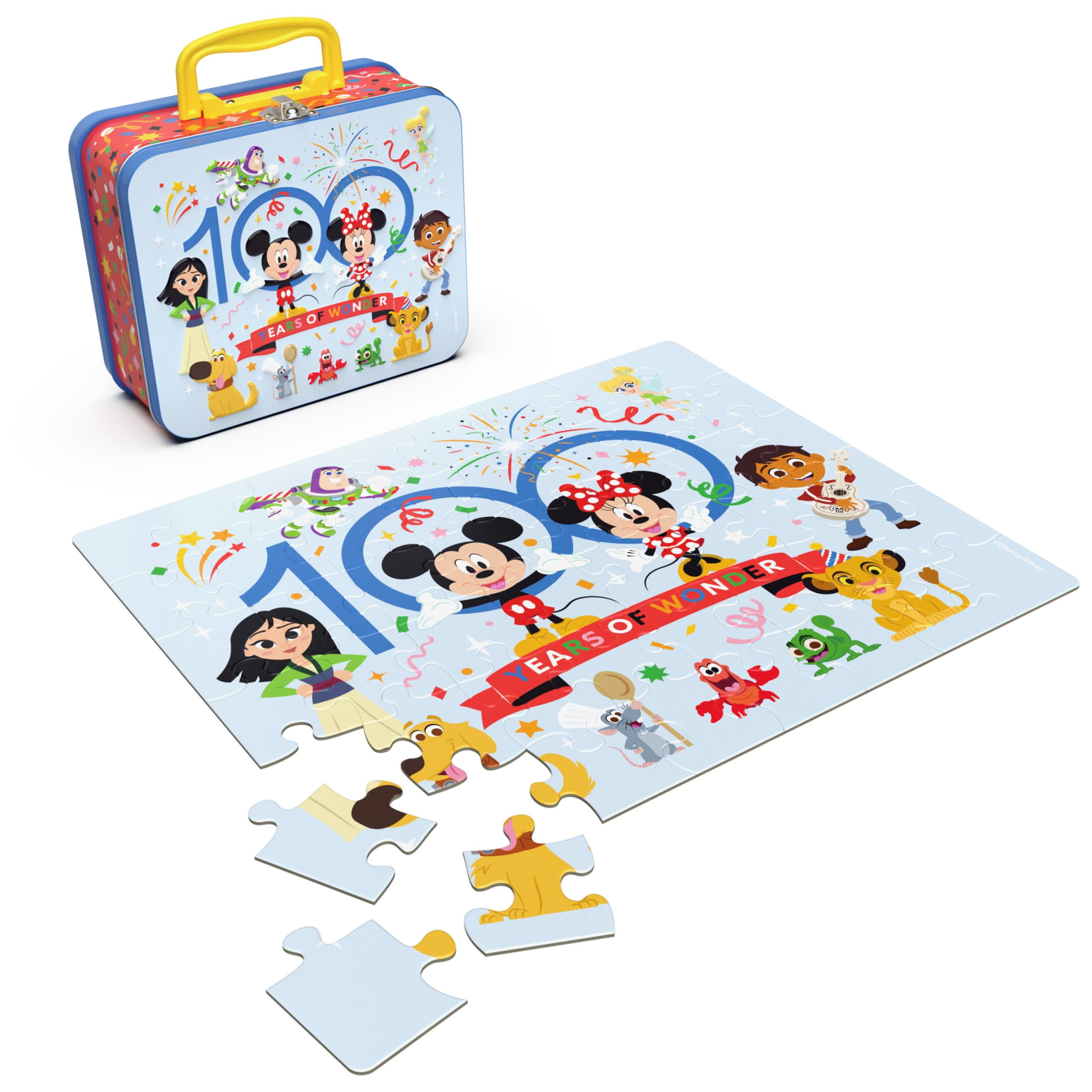Spin Master - Puzzle - Disney 100Th Anniversary - Tin With Handle ...