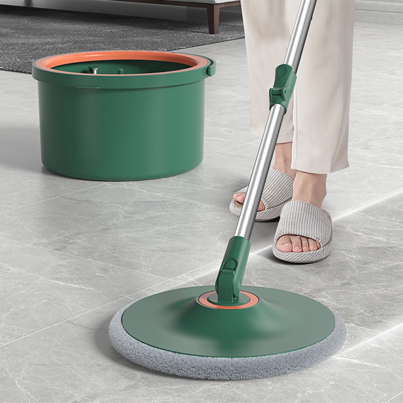 Spin Mop And Bucket With Wringer Set, Support Self Separation Sewage ...