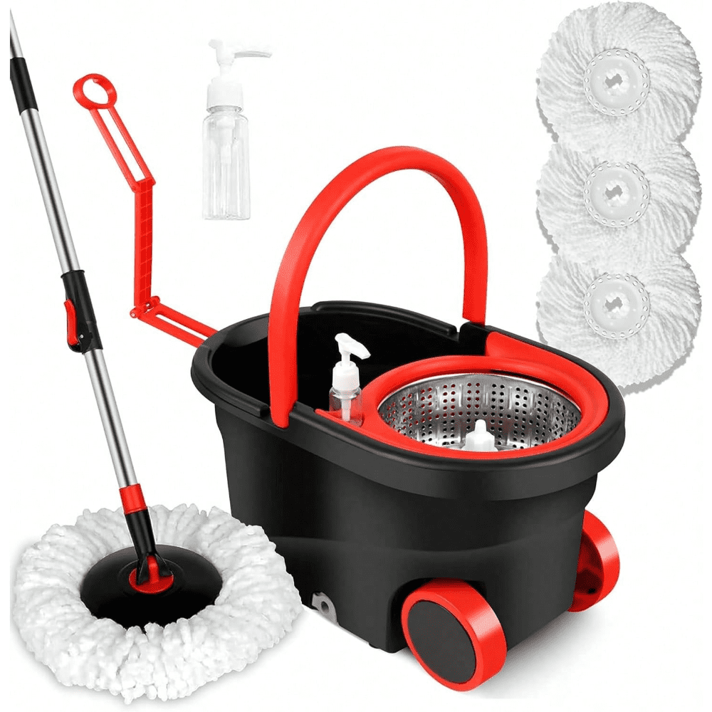 Spin Mop And Bucket,Spin Mop And Bucket With Wringer Set For Home ...